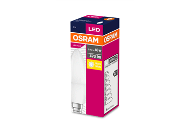 LED spuldze OSRAM 4.9W E14 CLB40 | BARBORA