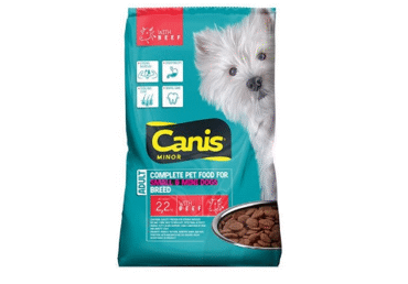 Sausā suņu bar.CANIS ar l/l garšu 2.2kg | BARBORA